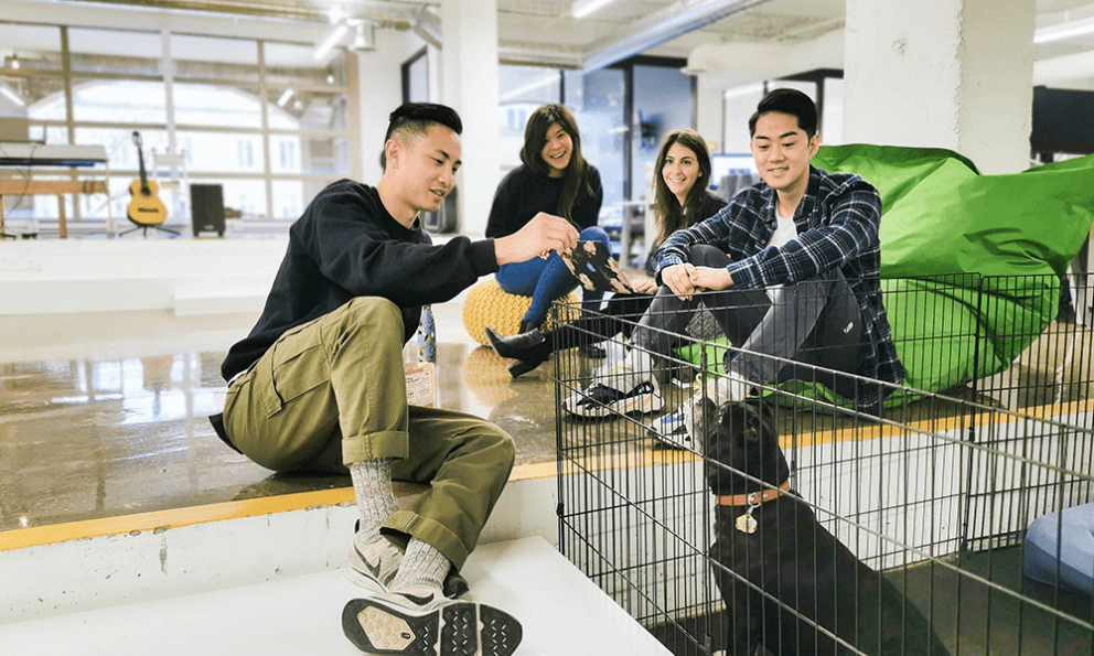 A look inside Drop’s bright and harmonious office beside St. Lawrence ...