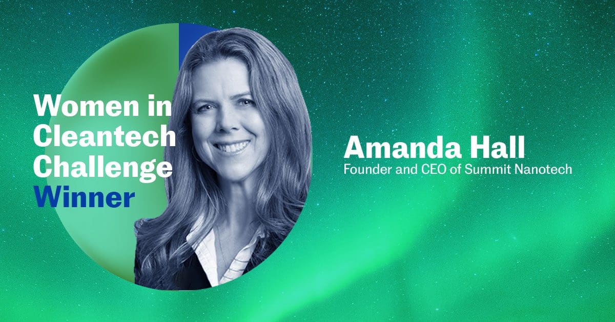 Calgary’s Amanda Hall wins the $1-million Women in Cleantech Challenge ...